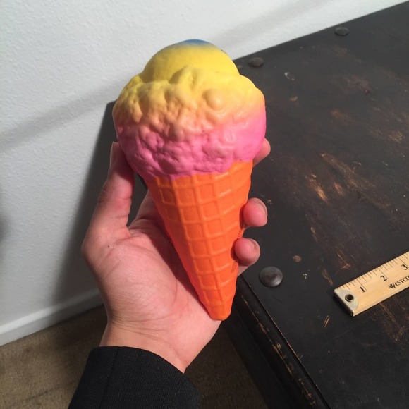 nobrand | Toys | Rainbow Ice Cream Action Figure Toy | Poshmark